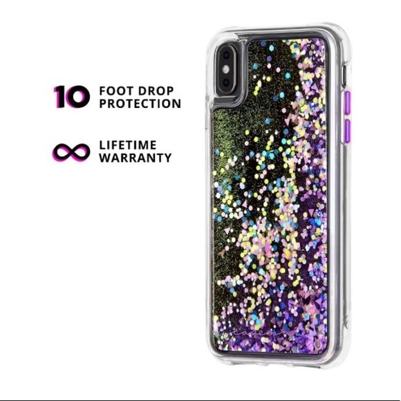 case-mate | Accessories | Casemate Glow In Dark Liquid Glitter X Xs ...